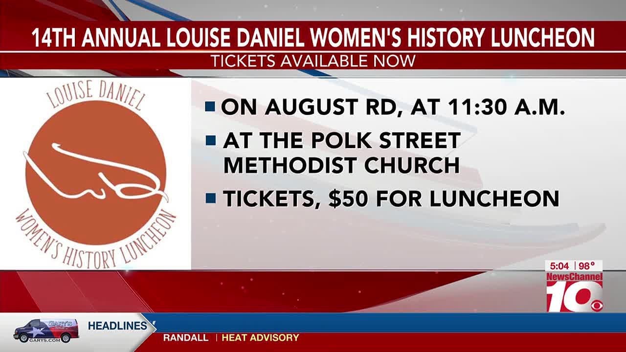 VIDEO: Tickets available for 14th annual Louise Daniel Women’s History ...