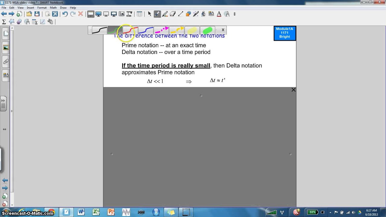 Prime and Delta Notation - YouTube