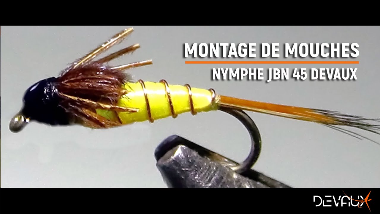 Montage mouche : Nymphe JBN 45 Devaux par Philippe Giraud - YouTube