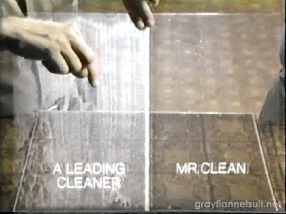 Mr. Clean TV commercial (1982) - YouTube