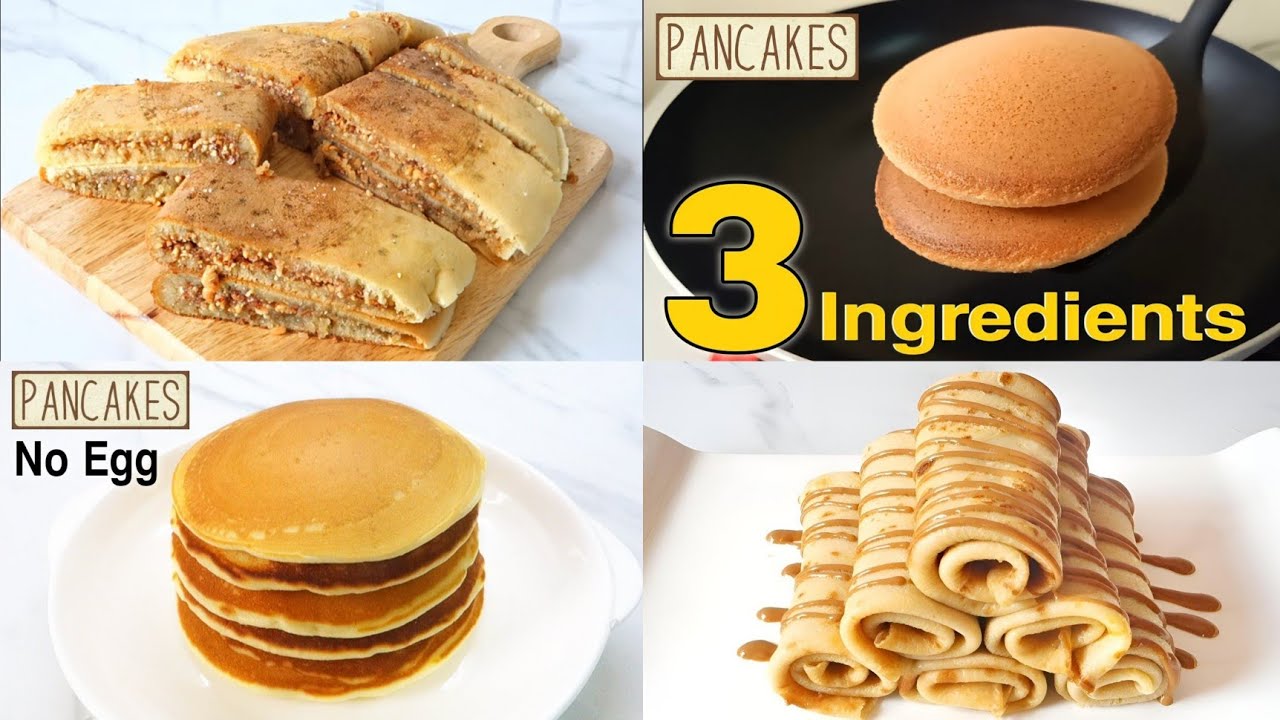 Best 4 Pancakes Recipe / How to make Pancakes - YouTube