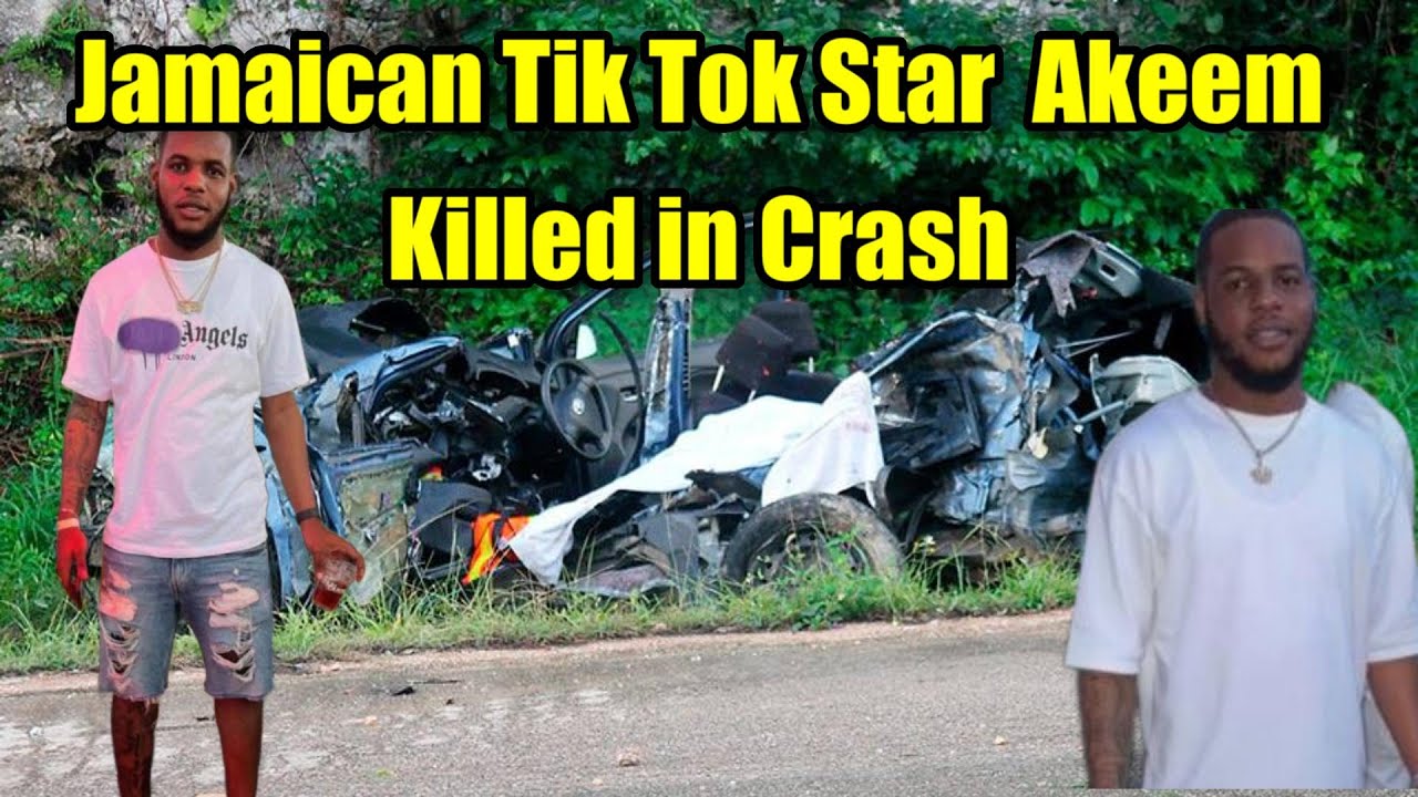 Popular Jamaican Tik Tok Star Killed Akeem Brooks Killed In St. Ann Car ...