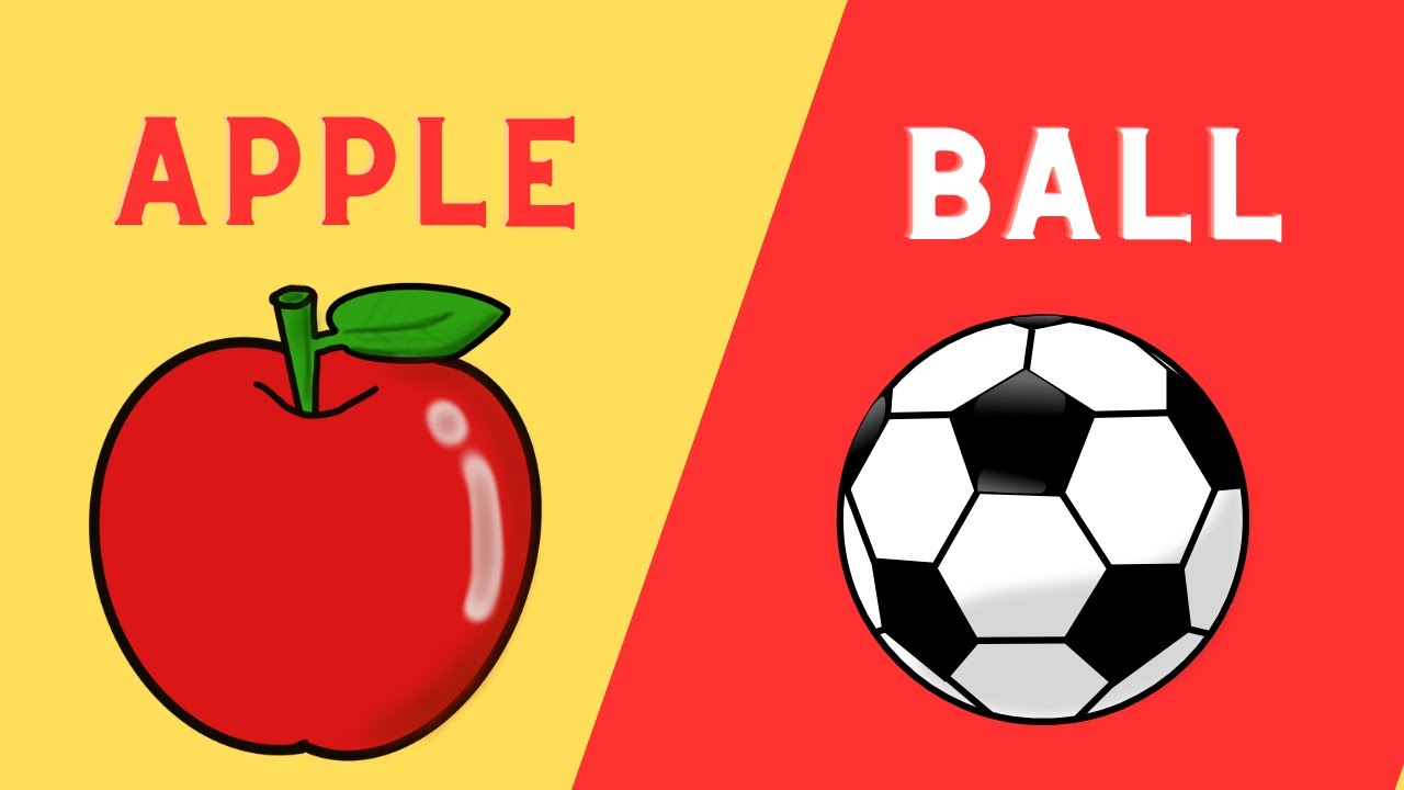 A For Apple B For Ball Song I Abcd Song Rhymes I Abc Nursery Rhymes I ...