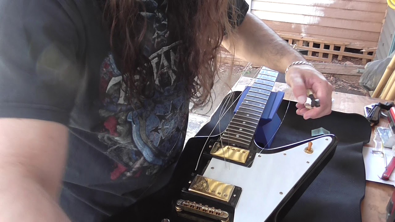 Tokai Explorer Set up - YouTube