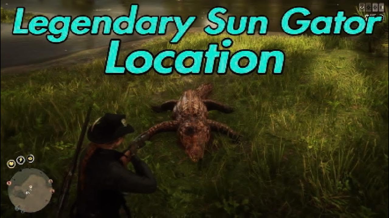 Legendary Sun Gator Location Red Dead Online rdr2 online #rdo # ...