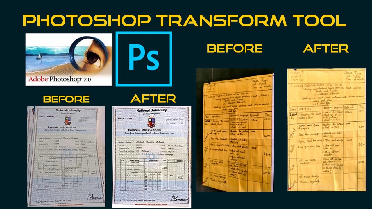 PHOTOSHOP Document Editing - YouTube