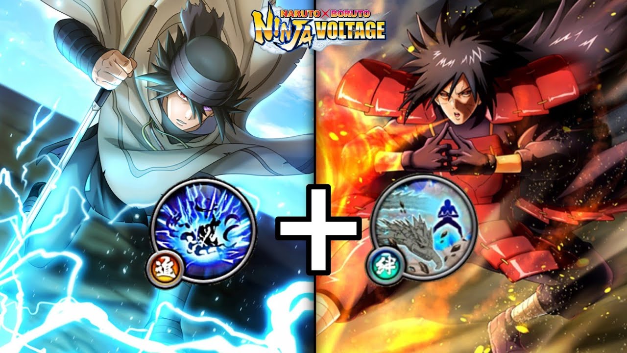 NxB NV: Combo Bond Madara (Reanimation) & Sasuke (The Last) | Attack ...