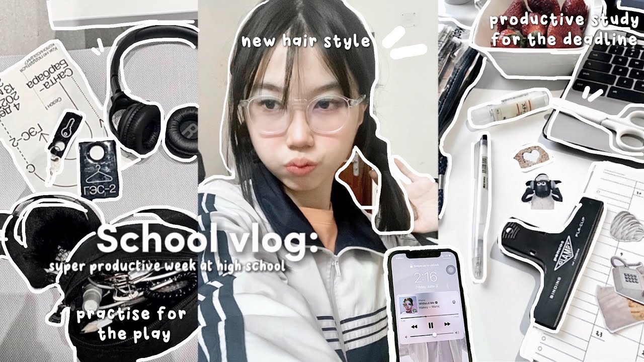 [ ENG-VIET] SCHOOL VLOG📓. A lot of school scenes, practice for the play ...