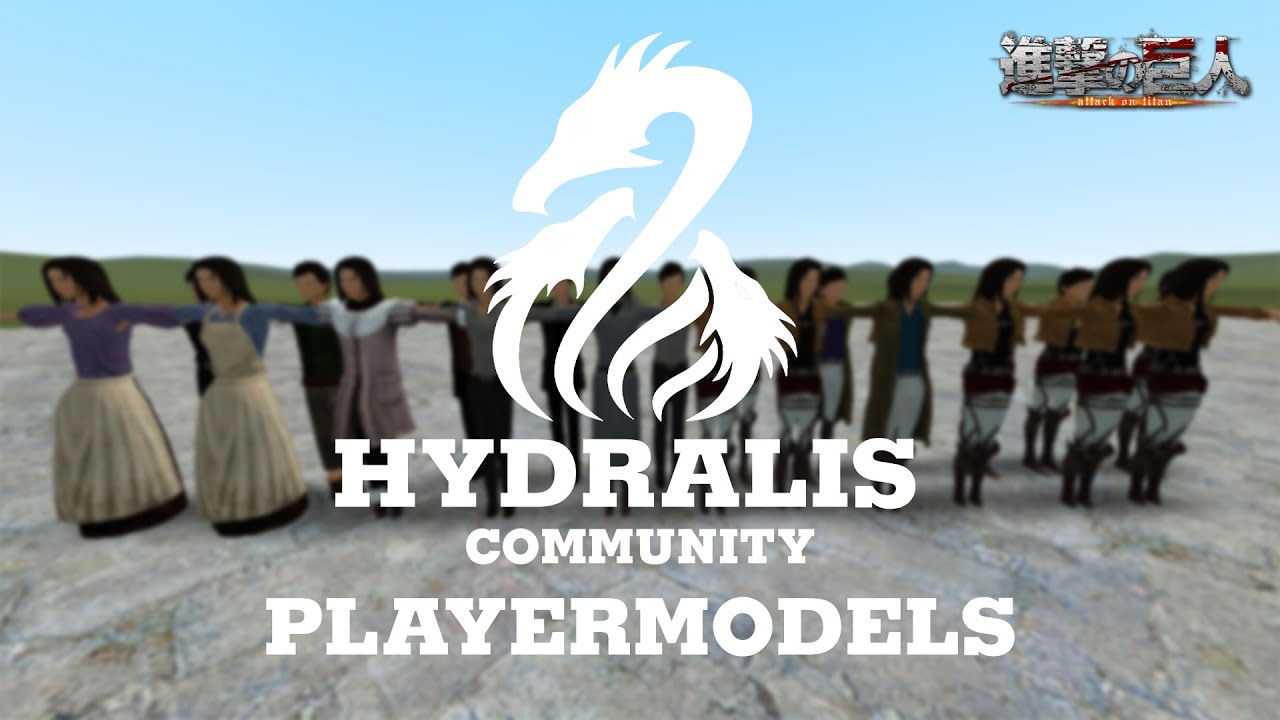 PlayerModels | Hydralis Community - Attack on Titan RP Gmod - YouTube