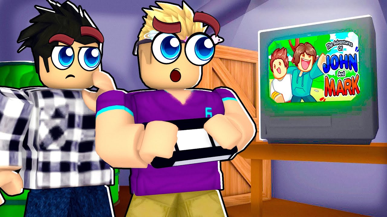 LA CASSETTE DU SOUS-SOL HANTÉ (Roblox Adventures of John and Mark ...