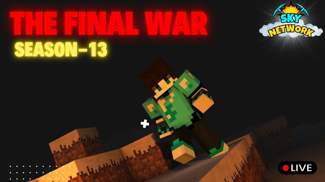 MINECRAFT LIVE | ENDWAR IN SKY NETWORK | JOIN NOW!! #minecraft - YouTube