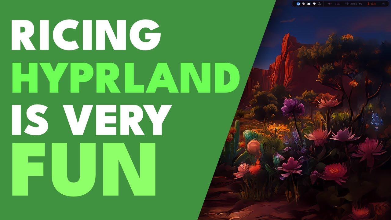 Ricing Hyprland again (Timelapse) - YouTube
