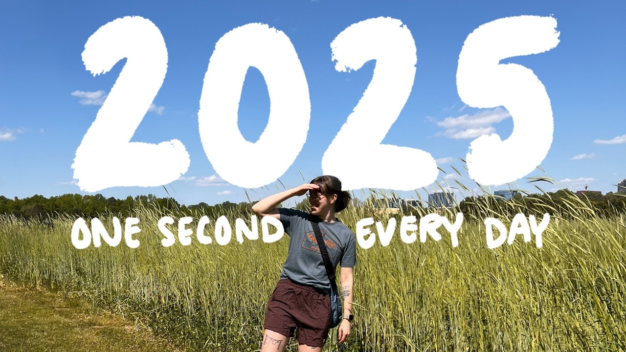filming one second every day of 2025 - YouTube