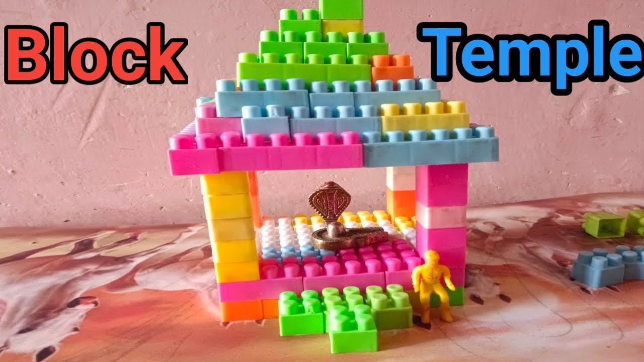 🙂 How Ho Make Building Block Temple| Block For Kids| Lego Block Temple ...
