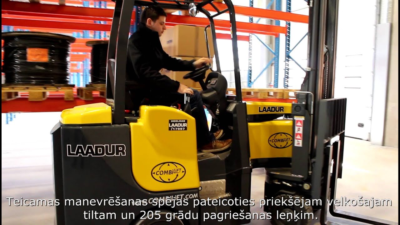 Combilift Aisle Master Front Wheel Drive - YouTube