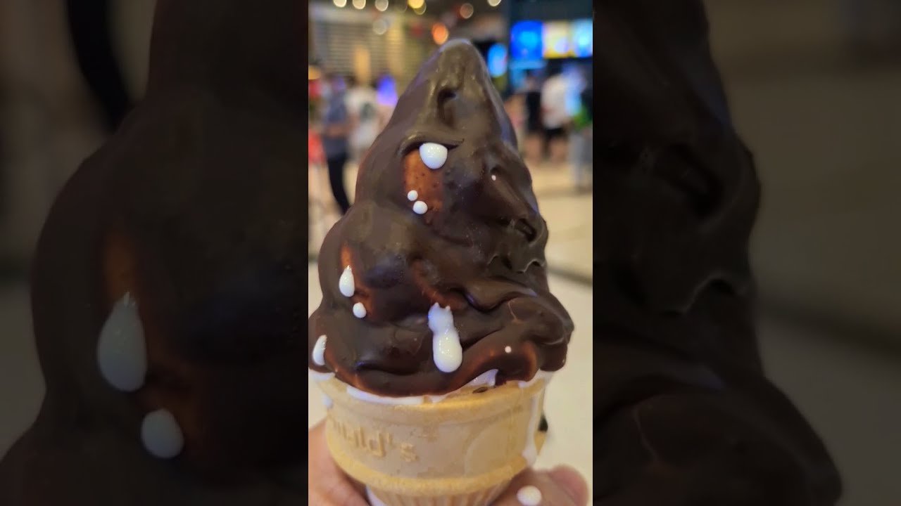 MCDO CHOCOLATE MCDIP IN CONE | ASMR MCDO SINGAPORE - YouTube