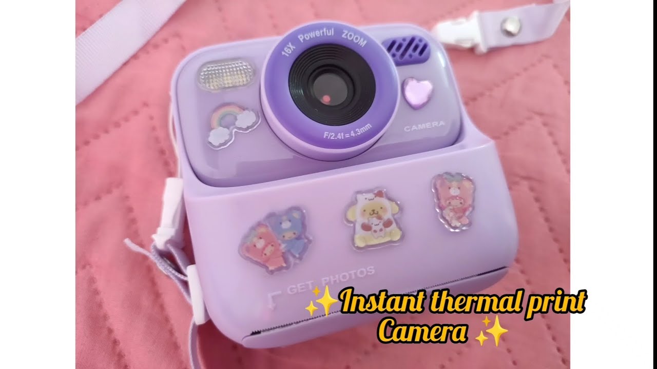 Instant thermal print camera results 📸 - YouTube