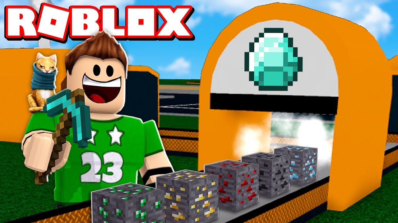 MI PROPIA FABRICA de MINECRAFT en ROBLOX ! - YouTube