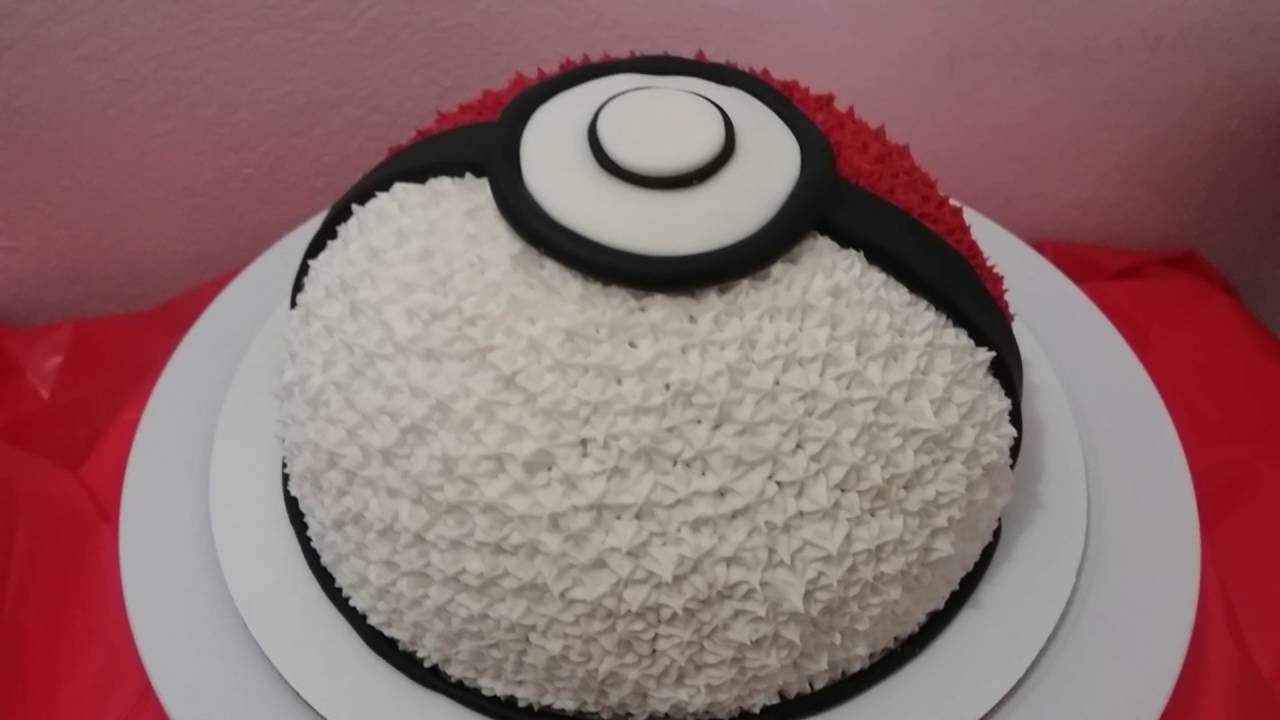 Pokemon ball cake - YouTube