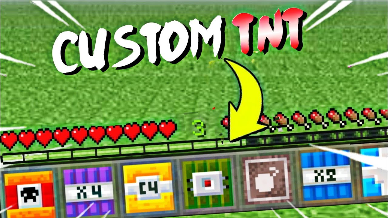 MINECRAFT BUT, THERE ARE CUSTOM TNT IN MINECRAFT - YouTube