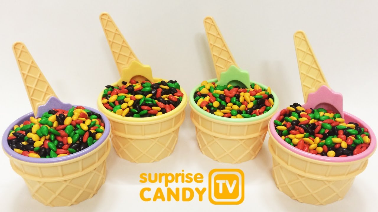 Pony Collections Candy Ice Cream Surprise Cups - Hide & Seek - YouTube