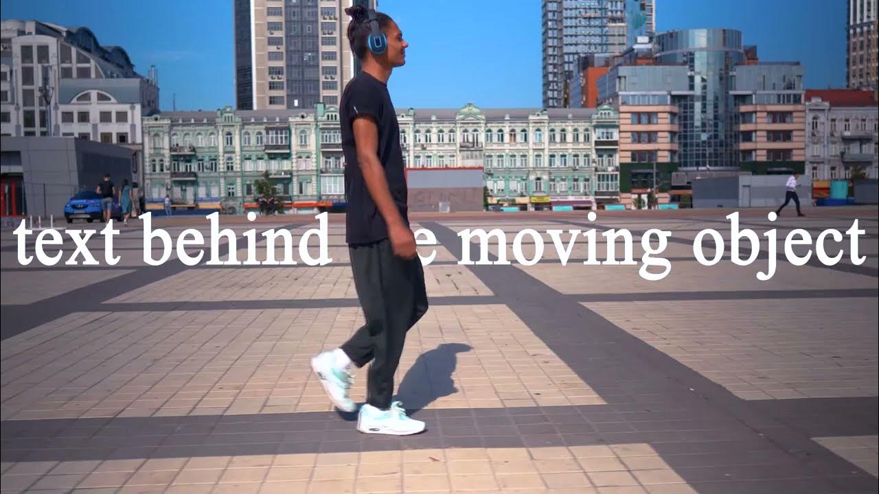 how to add behind text moving object in video || how to add text behind object after Effects ...