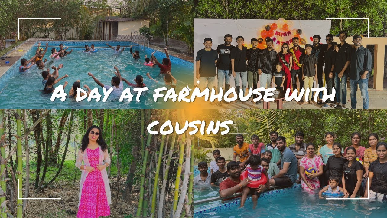 A day at farmhouse with my cousins || bachelorette party || outing ...