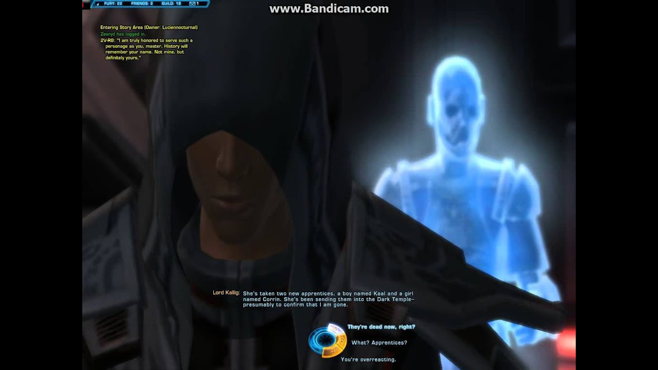 SWTOR: Ghost visiting my room while sleeping (Sith sorc storyline ...