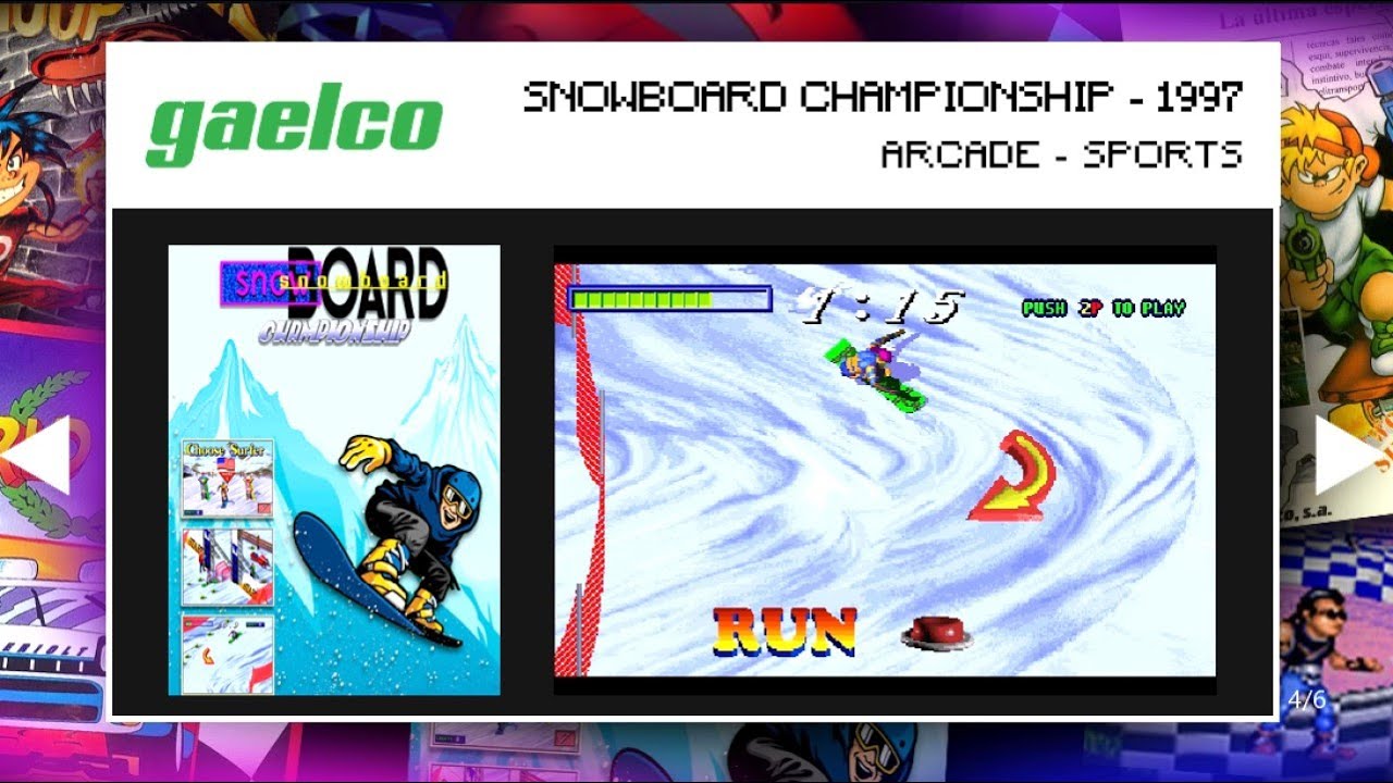 Snowboard Championship | Gaelco Arcade 1 | Game 4 of 6 | Evercade ...