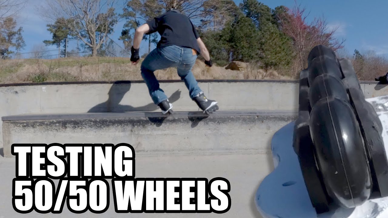 Testing 50/50 Wheels // Aggressive Inline Skating - YouTube