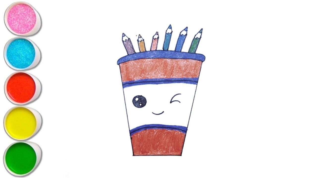 How To Draw Pencil Box Easy | Pencil Box Drawing For Kids - YouTube