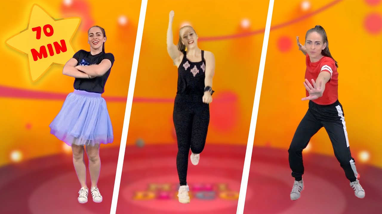 Summer Party Songs For Kids 70 min ⏰ | Kids Dancing Clips Compilation ...