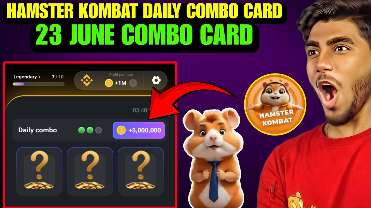 Hamster Kombat Daily Combo Cards | 23rd June Hamster Kombat Daily Combo ...