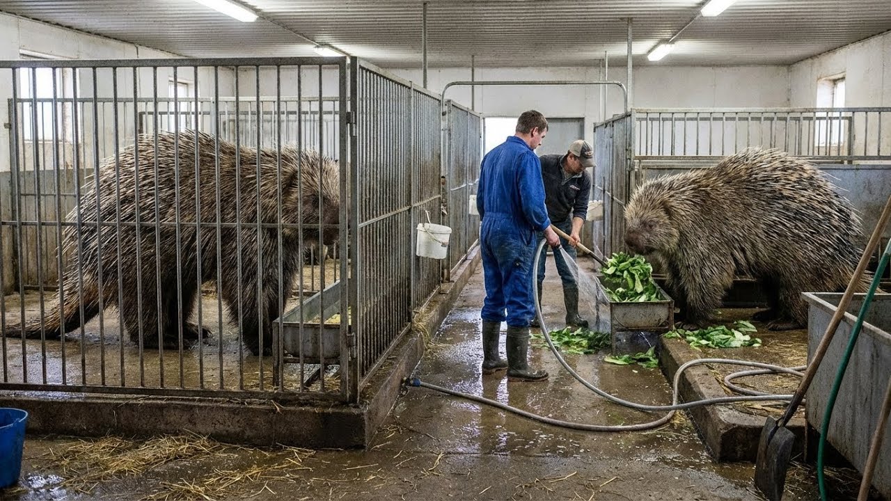 How Farmers Raise Porcupines | Complete Daily Farm Routine - YouTube