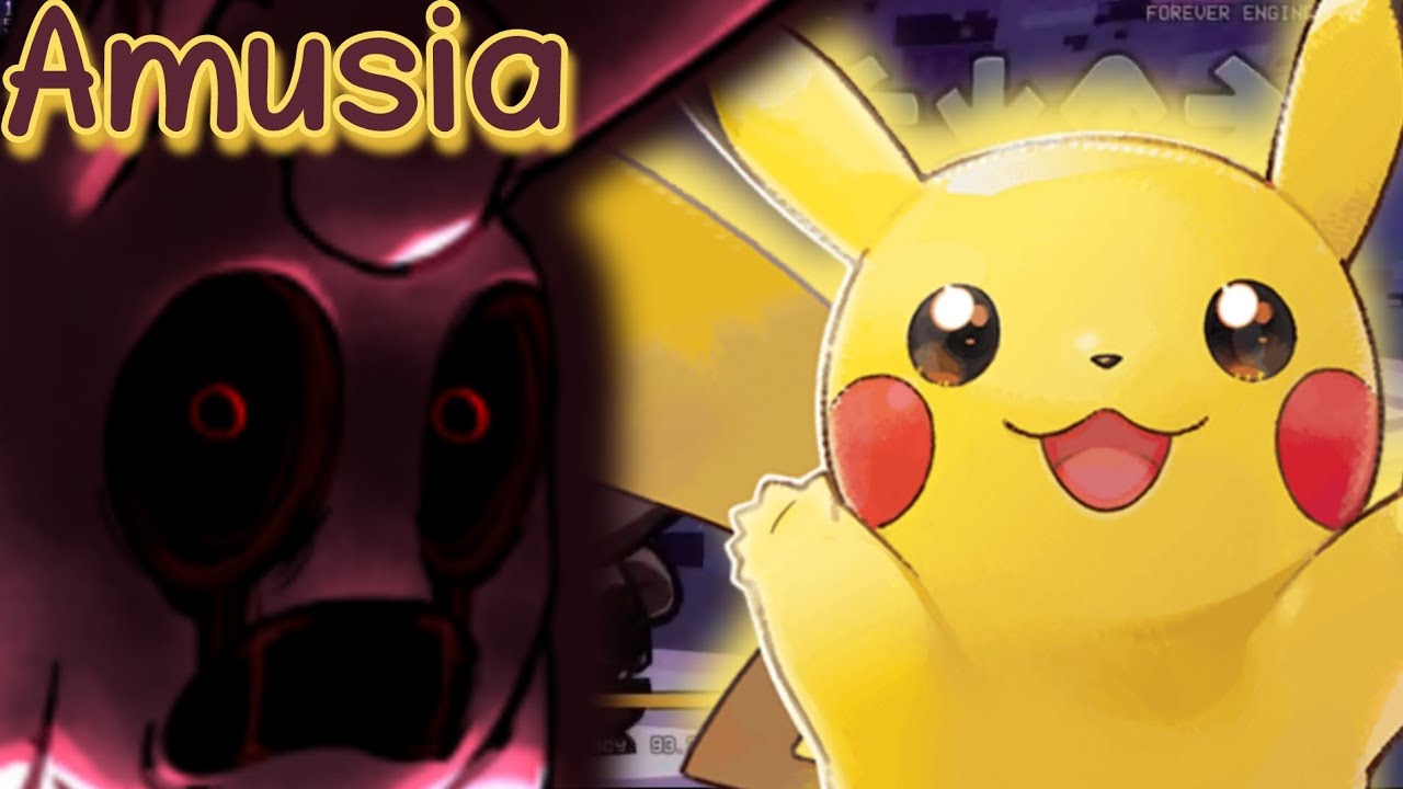 Amusia : Disabled Wigglytuff vs Pikachu - FNF Cover - YouTube