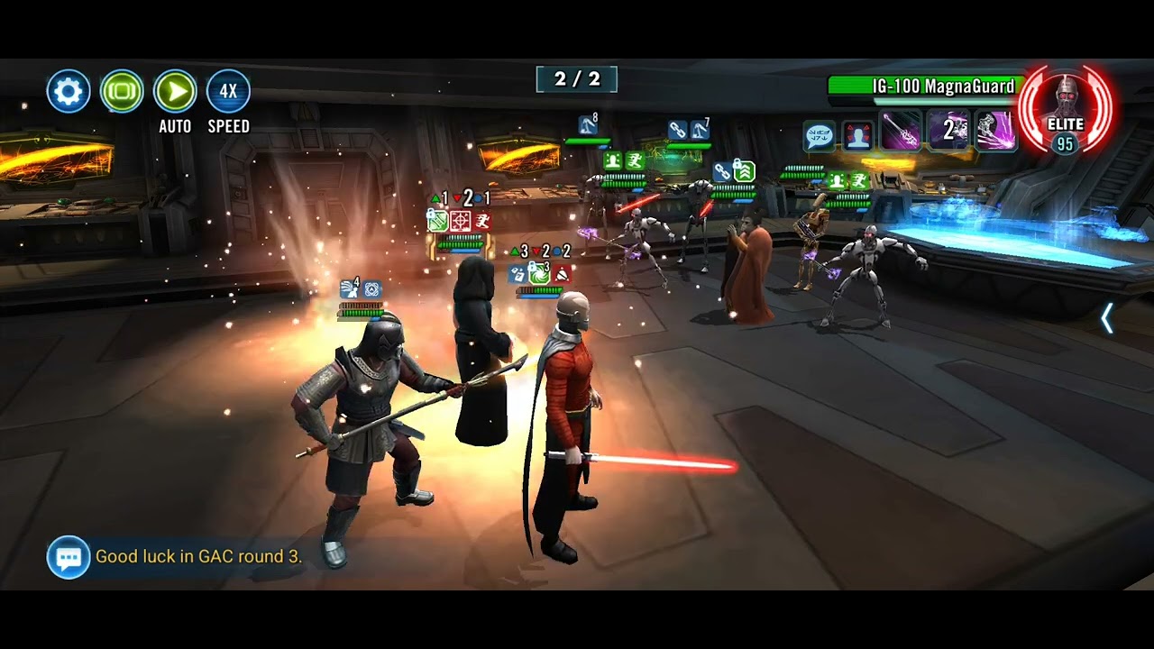 SWGOH ROTE DS P1 left auto with SEE - YouTube