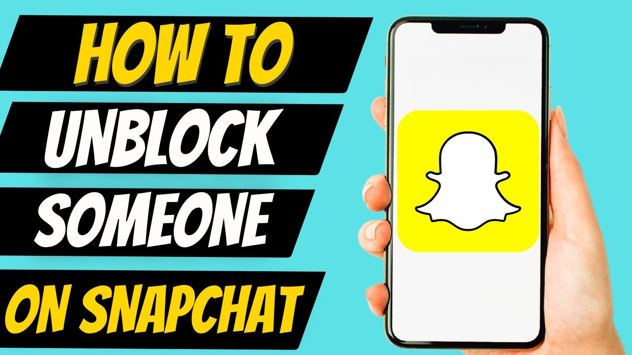 How To Unblock Someone On Snapchat - YouTube