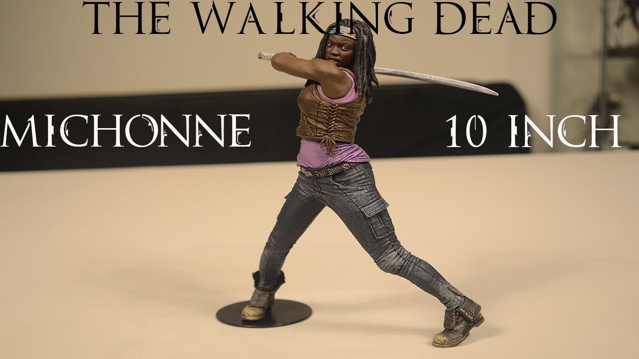 The Walking Dead - Michonne 10in Figure by McFarlane Toys - YouTube