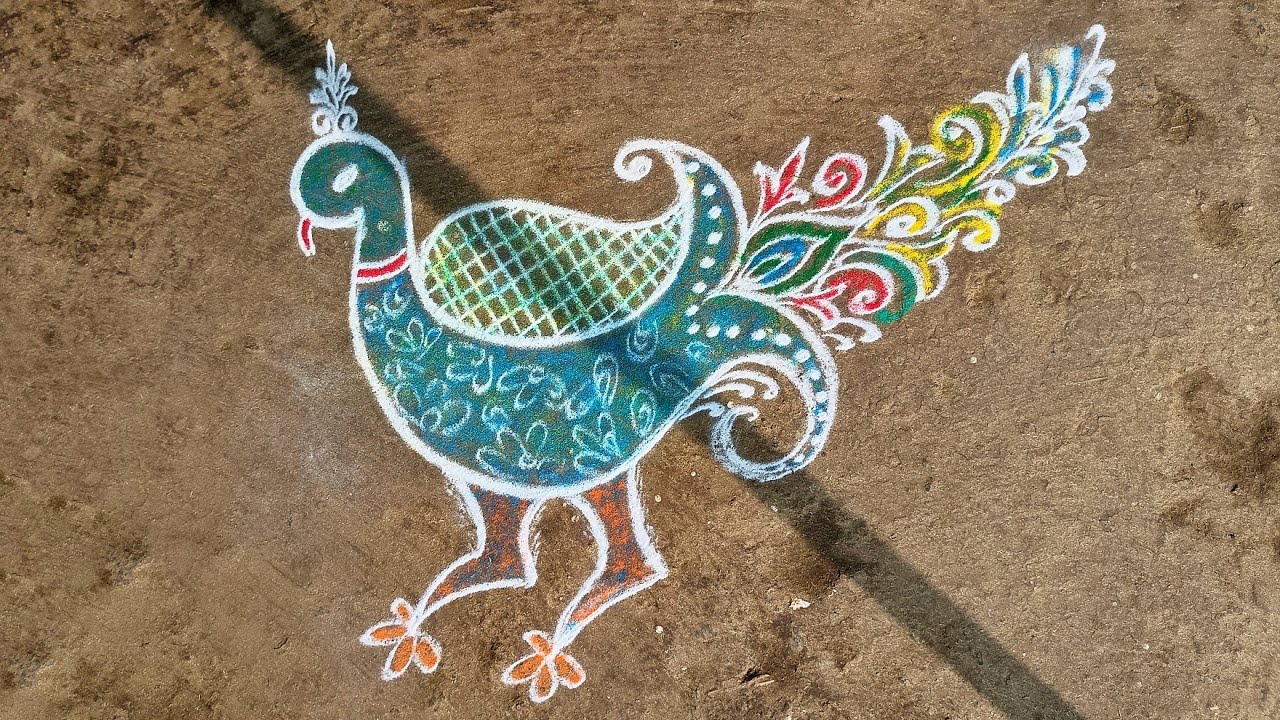 SPECIAL RANGOLI FOR MOR | DAILY RANGOLi FOR HOME | @Special Rangoli ...