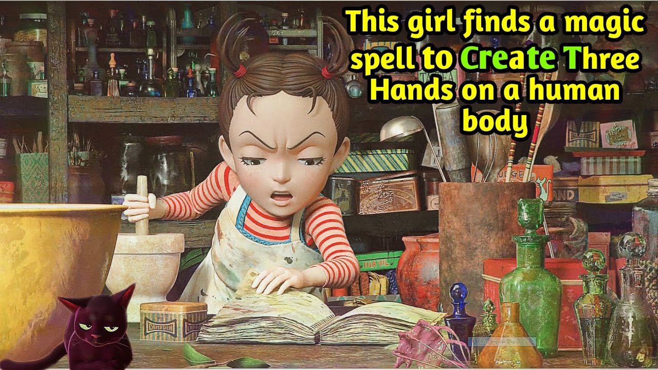 Orphan girl adopted by a Witch and started living to a spooky house ...