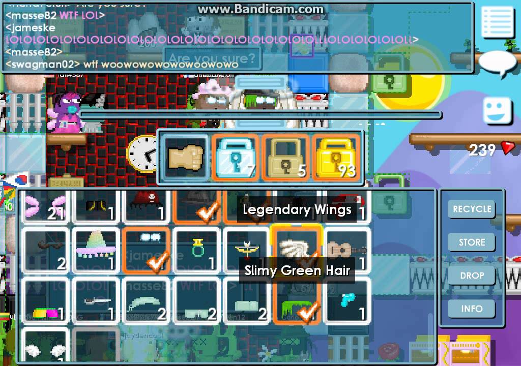 Growtopia - recycling my Legendary wings i Quit - YouTube