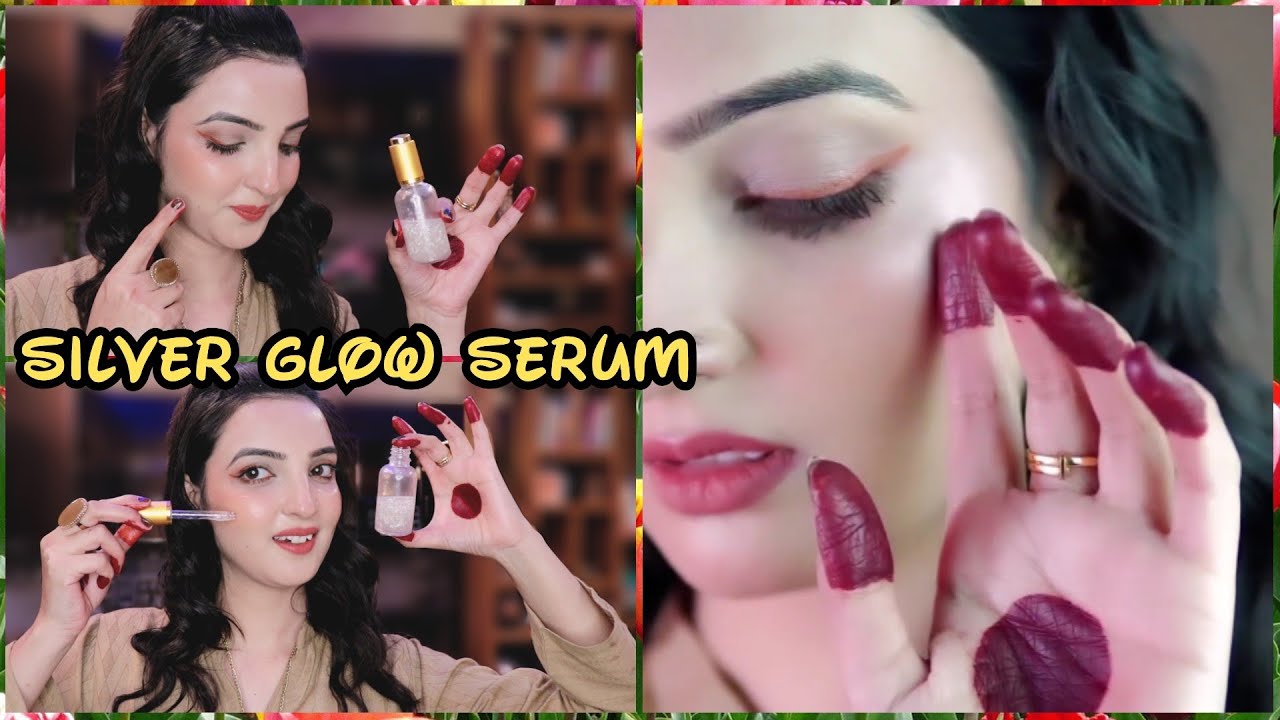 Pure Silver Glow Serum 💜 Crystal Clear Skin with Fine Silver Leaf - YouTube