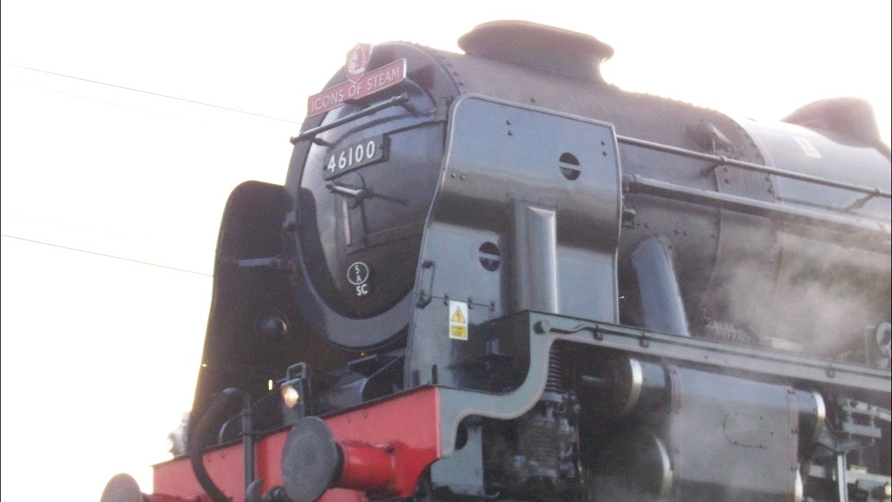 46100 Royal Scot and 55018 Ballymoss at Claypole 4th April 2017 - YouTube