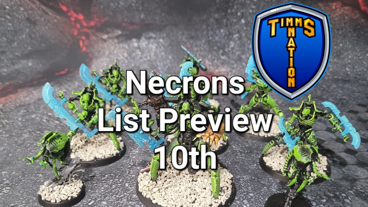 First Necrons List Of 10th! - YouTube
