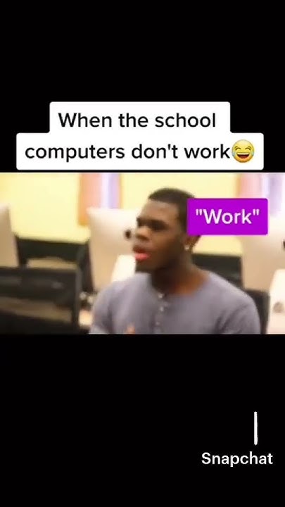 When your computer doesn’t work!!!😭#fyp #work #computer #freestyle - YouTube