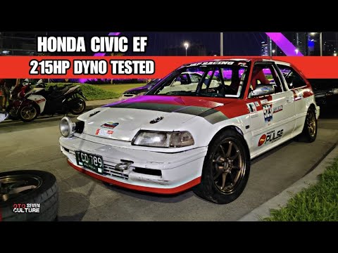 1991 Honda Civic EF B20 Dohc VTEC 215hp Dyno Tested | OtoCulture - YouTube
