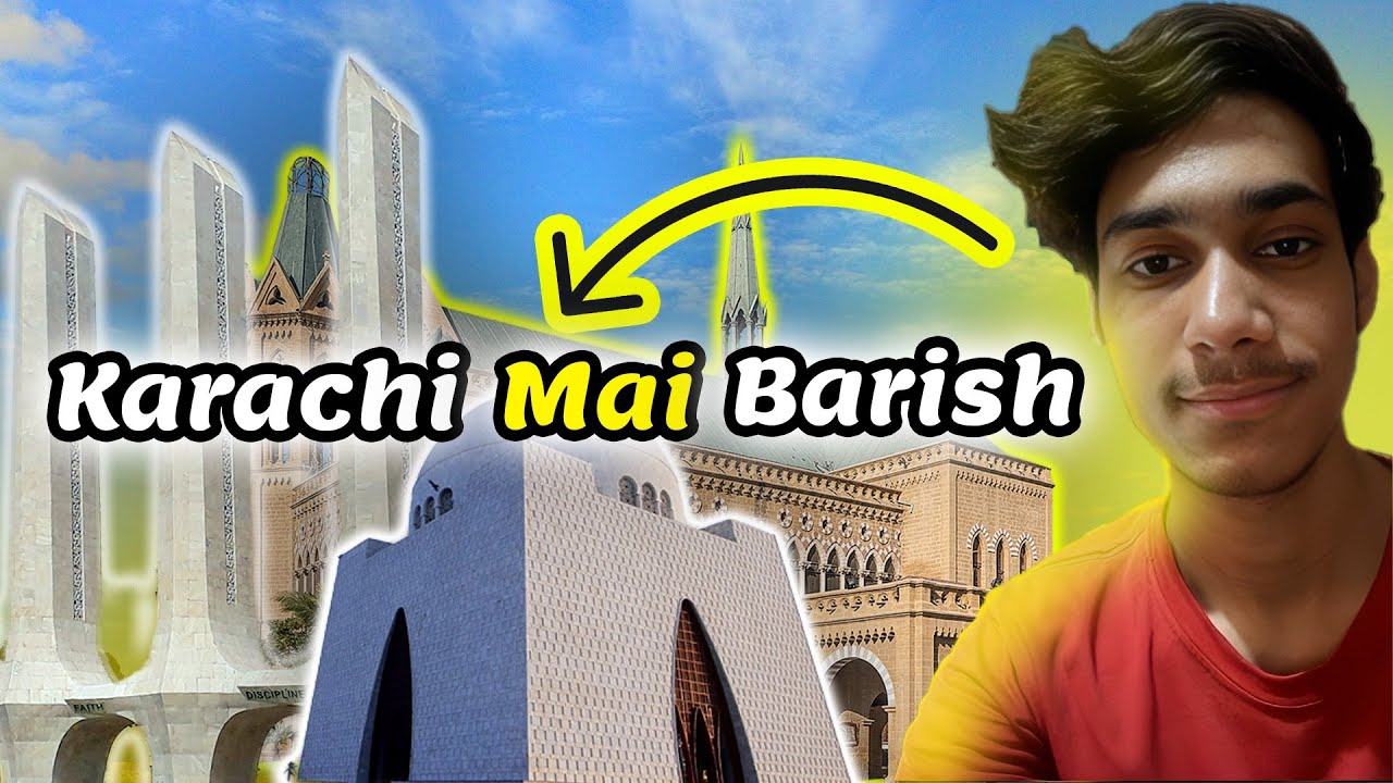 Karachi mn Barish ho gai | Chota youtuber | Vlog No 27 - YouTube