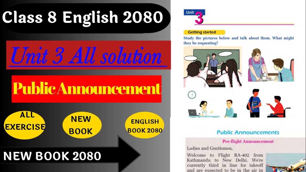 Class 8 English chapter 3//class 8 English guide// class 8 English ...