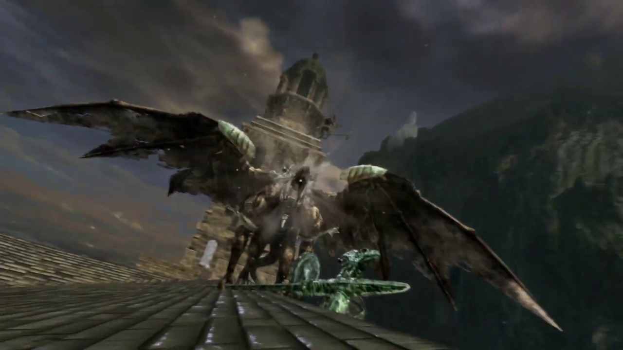DARK SOULS™ REMASTERED - Bell Gargoyle with Solaire Summon - YouTube
