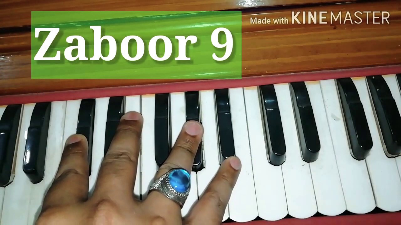 How to play Zaboor 9 l Dayem Yahowa l Harmonium Lesson l by Justin ...